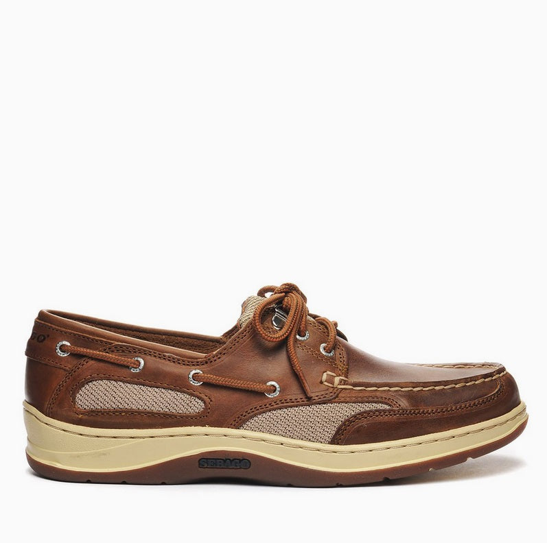 Sebago Clovehitch Waxed Leather Men's Boat Shoes-Assorted Colours