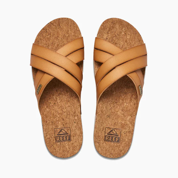 Reef W Cushion Bloom Hi Flip Flop-Natural